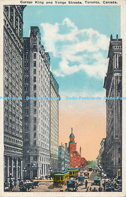 R178704 Corner King and Yonge Streets. Toronto. Canada. Valentine | eBay UK