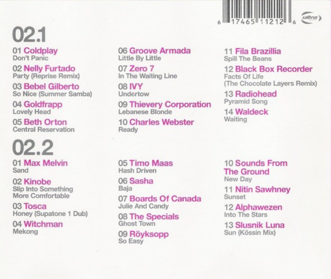 Ultra Chilled, Vol. 2 by Various Artists (CD, Apr-2002, 2 Discs, Ultra ...