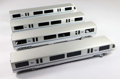 Bart BA-210 4-Unit Train Athearn Powered Rapid Transit Set 1/87 HO ...