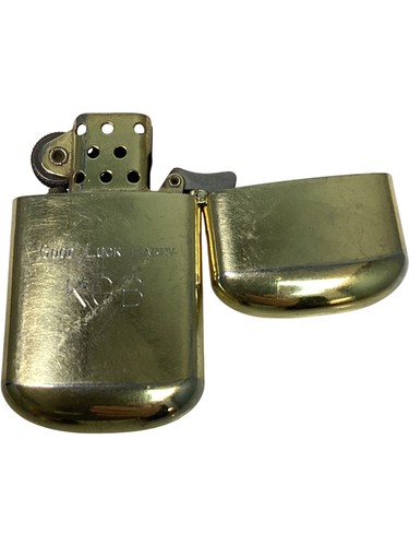 Vintage HUDSON Brass Pocket Lighter Good Luck Harry KGB Collectable ...