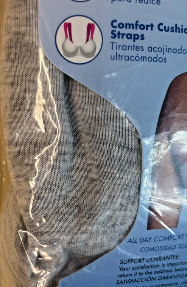 PLAYTEX #474C Grey Heather 18 Hour Ultimate Lift & Support Wire Free ...
