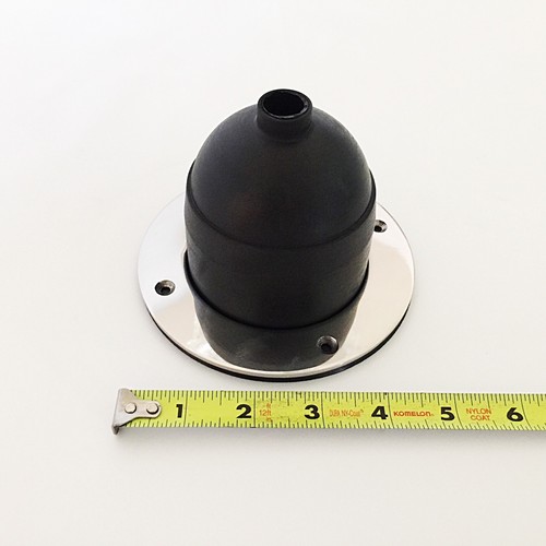 Hot Rod Floor Shifter Rubber Boot and Stainless Trim Rim | eBay