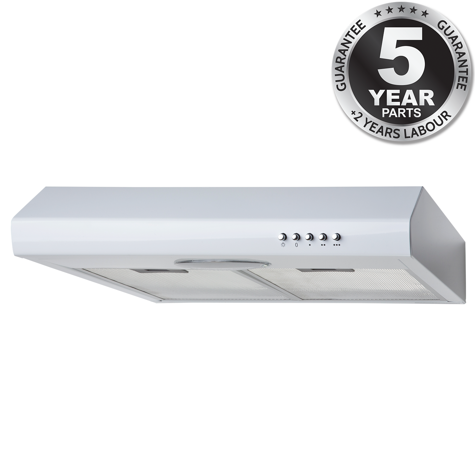 SIA STE50WH 50cm White Slimline Visor Cooker Hood Kitchen Extractor Fan ...