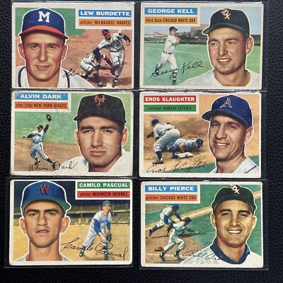 1956 Topps Baseball GRAY GREY BACK You Pick Choose Complete a Set | eBay