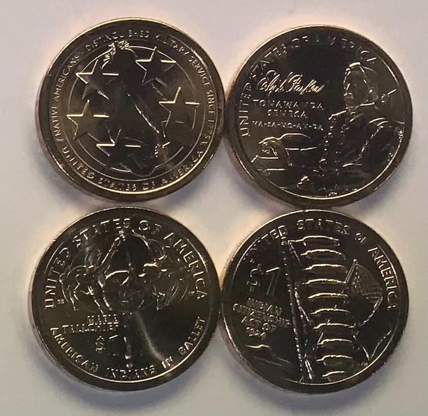 2000 - 2024 & 2025 Sacagawea Native American 52 Coin PD BU US Mint Roll ...