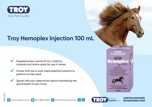 Troy/Ilium Troy Hemoplex Injection 100ml for horses | eBay Australia