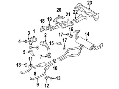 BMW 18307577959 GENUINE OEM FRONT PIPE SEAL | eBay
