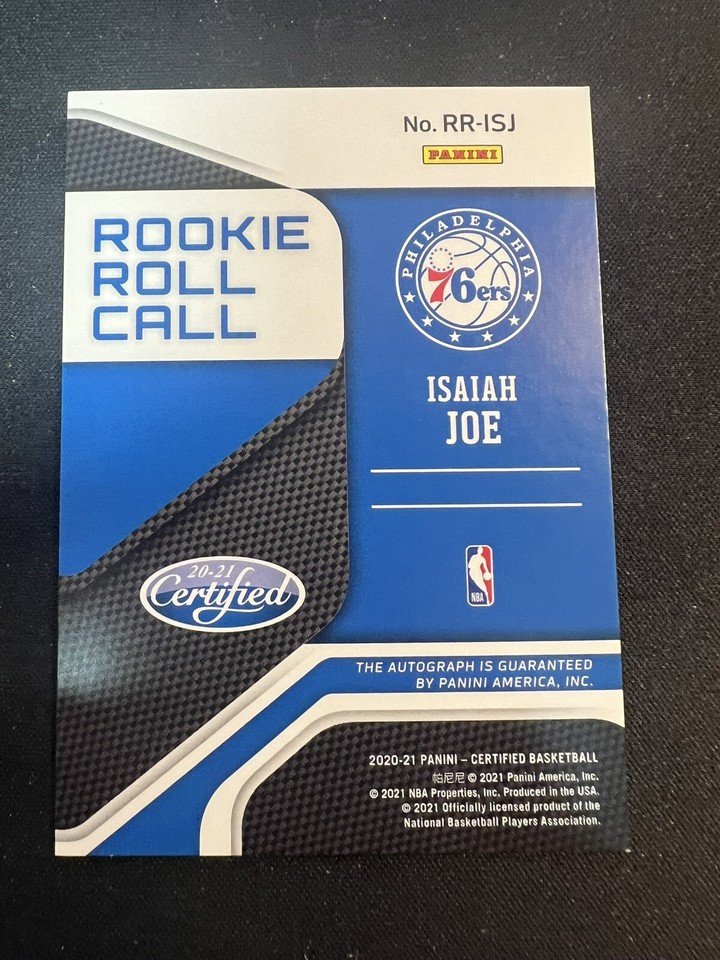2020-21 Certified Rookie Roll Call Isaiah Joe Auto Razorbacks | eBay