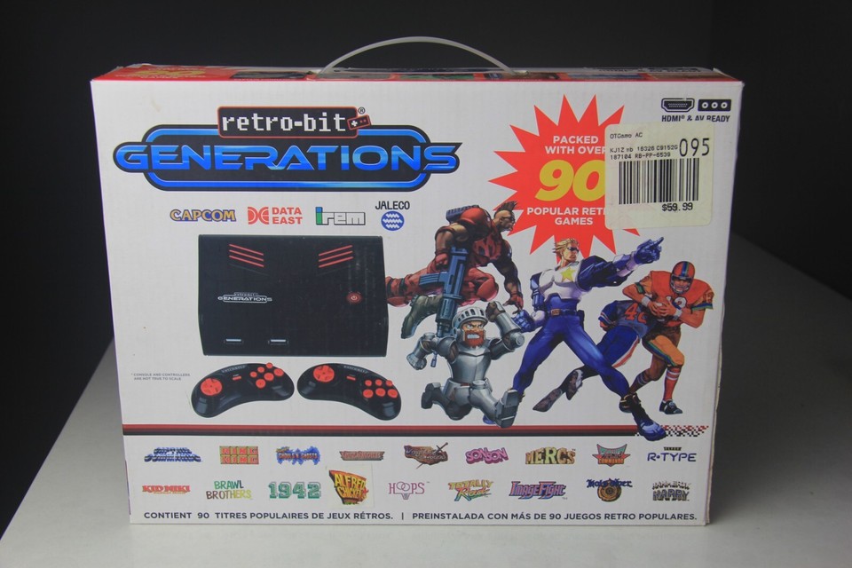 Retro-Bit Generations Plug and Play Video Game System Console w 90+ Games | eBay