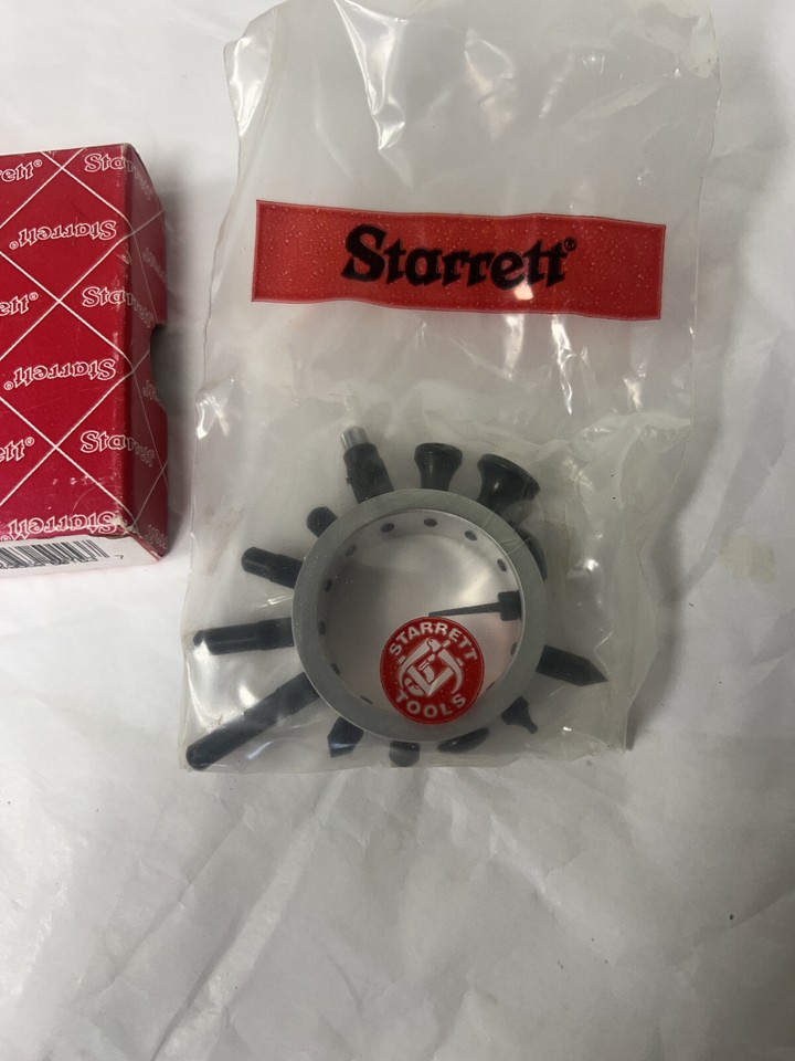 New Old Stock - Starrett 25R Indicator Contact Point Set with 14 Points ...