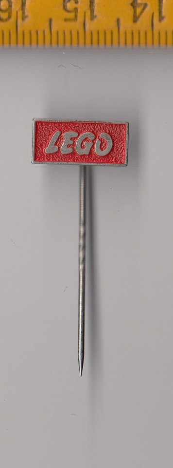 Vintage LEGO stick pin badges 1960s Logo Building Bricks Man Toy Toys ...
