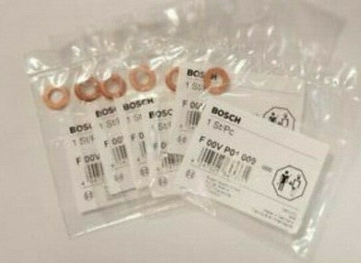6 X Genuine BOSCH Fuel Nozzle Holder Seal Ring F 00V P01 009 059130519B ...