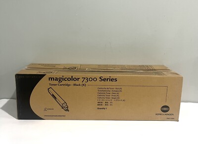 Konica 1710530-001 Black Genuine Toner 7,500 Page Yield magicolor 7300 ...