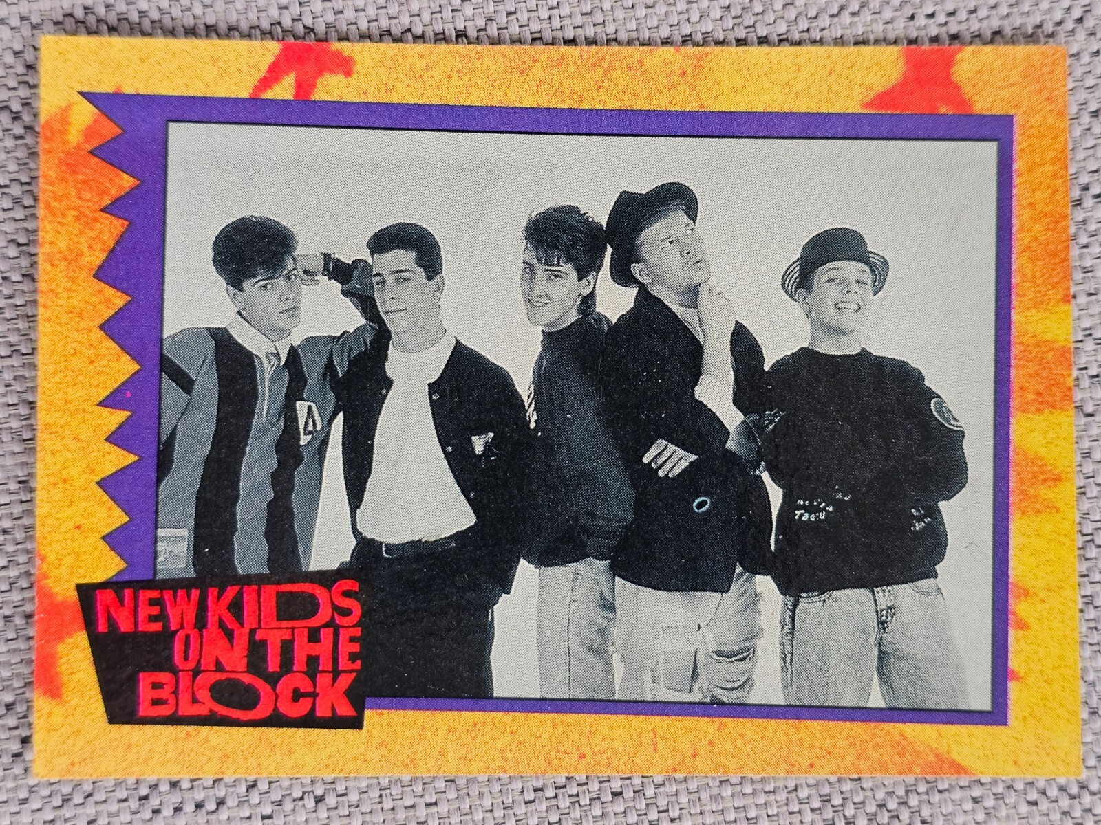 NEW KIDS ON THE BLOCK "NKOTB QUIZ!" 1989 BIG STOP PRODUCTIONS TRADING ...