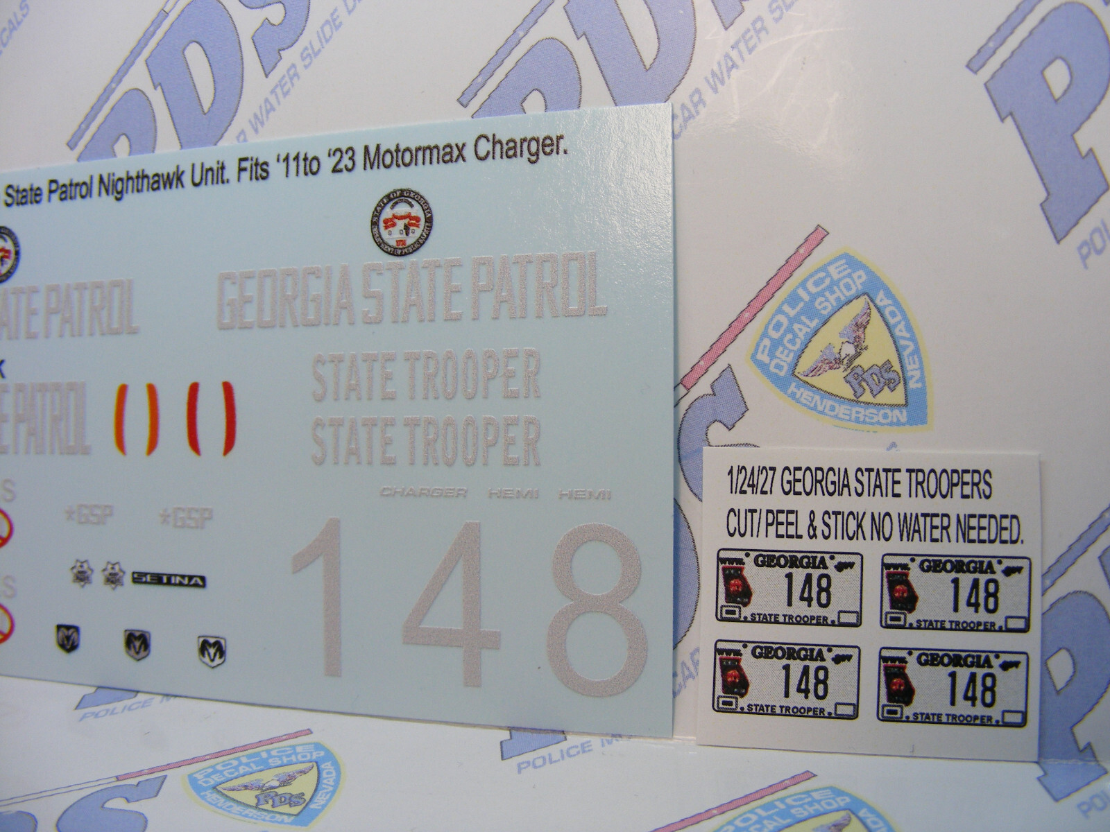 Georgia State Patrol Nighthawk DUI Unit 1/24 Waterslide Decals Fits ...
