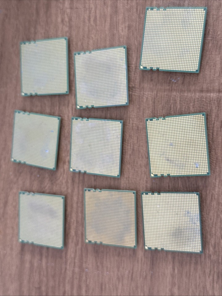 AMD Opteron Computer CPUs For Scrap Gold Recovery Lot Of 9 | eBay