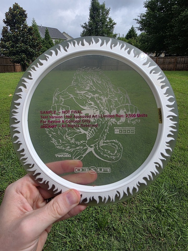 Discraft Sample FuZed Scorch - Flame Ring - Disc Golf Driver | eBay