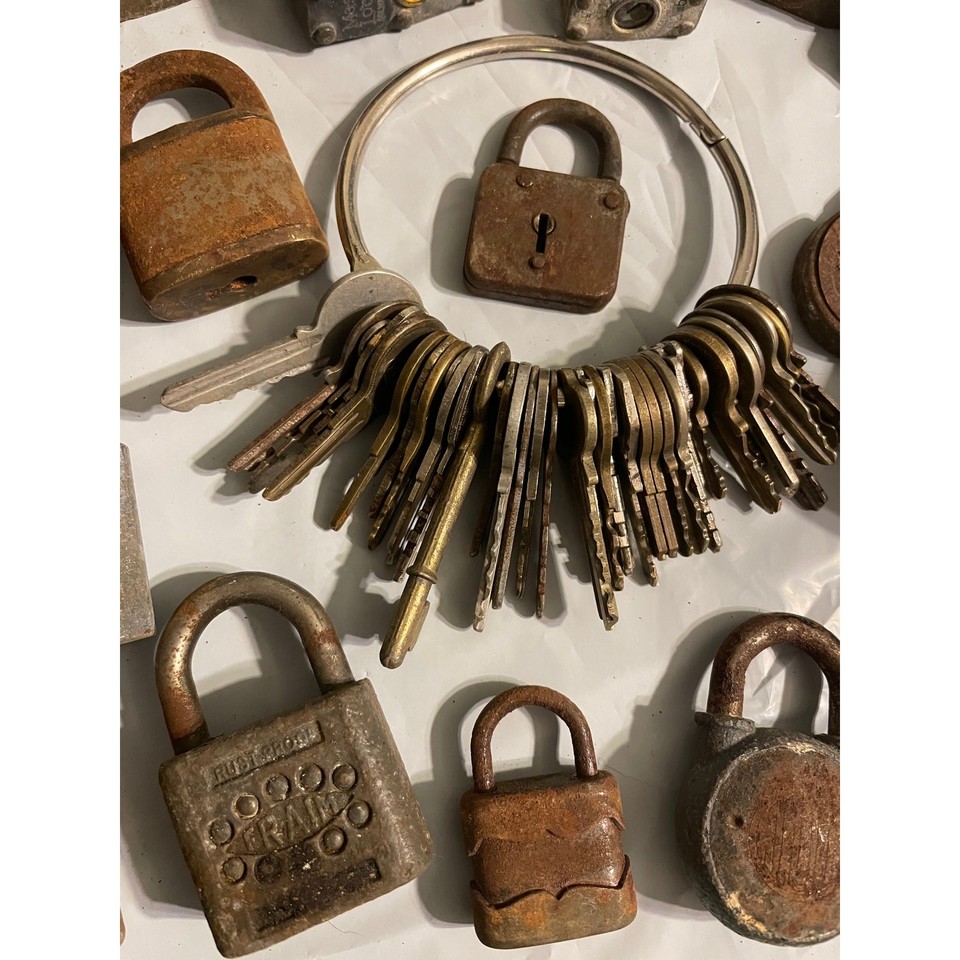 Vintage and Antique Lock Collection with Mismatched Keys | eBay