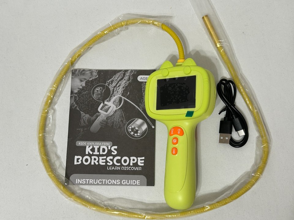 Kids Endoscope Borescope Snake Camera with Light Waterproof Lens 2.4 ...
