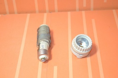 Vintage USA tube Shape Light Socket Heater Ceramic Wire Coil 120V ...
