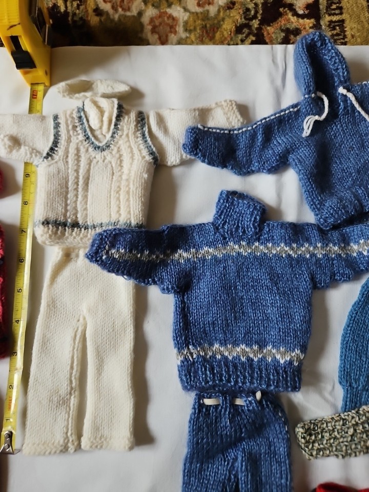 Action Man / Ken Knitted Clothes Accessories Vintage 1970s Clothing ...