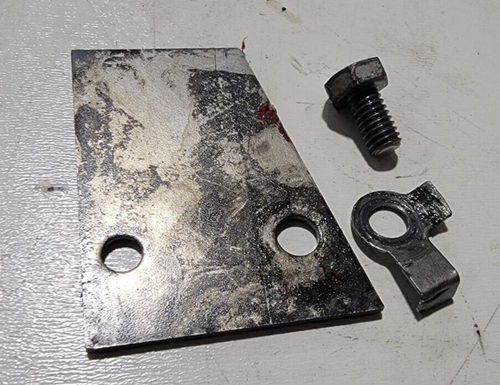 Crankcase Shifter Rail Oil Guide Plate 1975 Maico MC 250 MC250 75 AHRMA ...