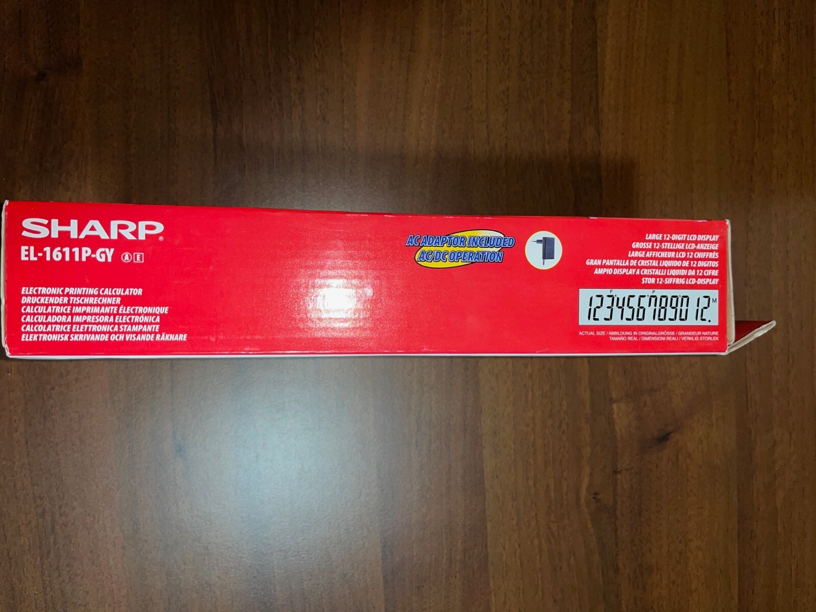 Sharp EL-1611P-GY calcolatrice elettronica con stampante professionale ...