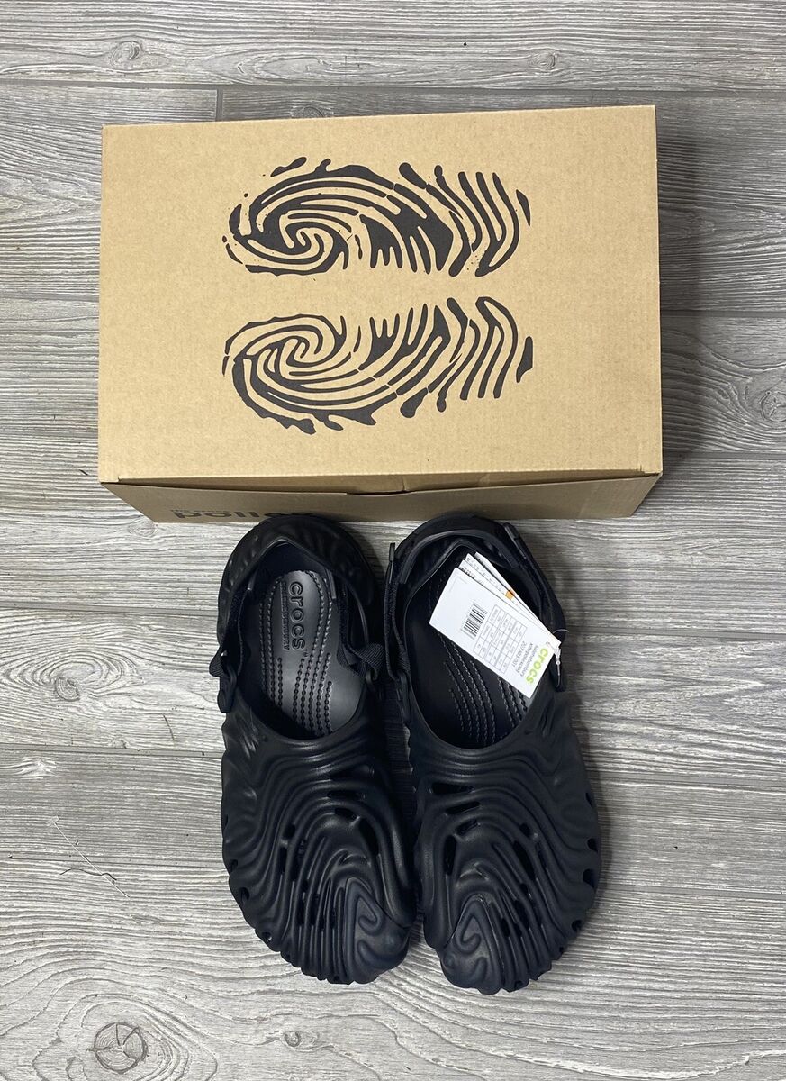 NIB Crocs Salehe Bembury X The Pollex Clog Sasquatch Black NIB Crocs Salehe Bembury X The Pollex Clog Sasquatch Black