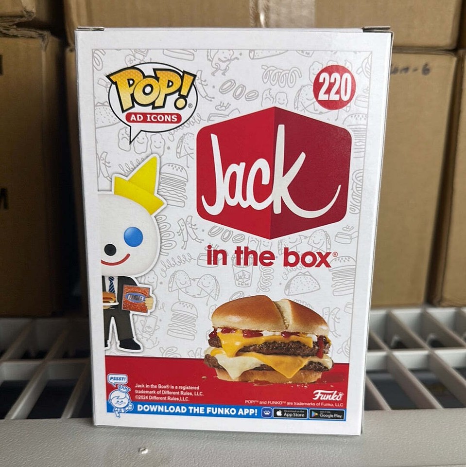 Funko POP! Ad Icons Jack in the Box - Jack Box Figure #220 | eBay