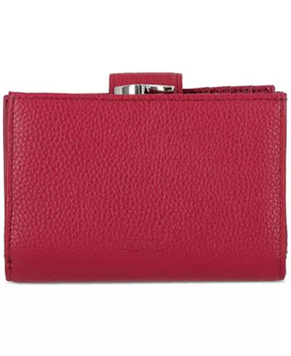 Giani Bernini Women's Softy Wallet Indexer Red with coin pouch Genuine ...