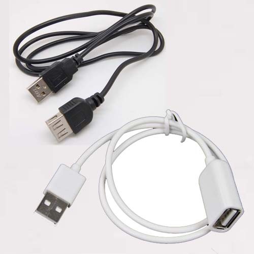 USB 2.0 Male to Female Extend Extension Cable Cord Extender For PC ...