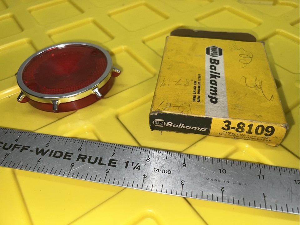 Balkamp NAPA Tail Light Tail Lamp Lens w/ Ornament 1962 Chevrolet ...