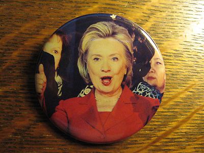 Hillary Clinton USA President Candidate Secretary Of State Lapel Button ...