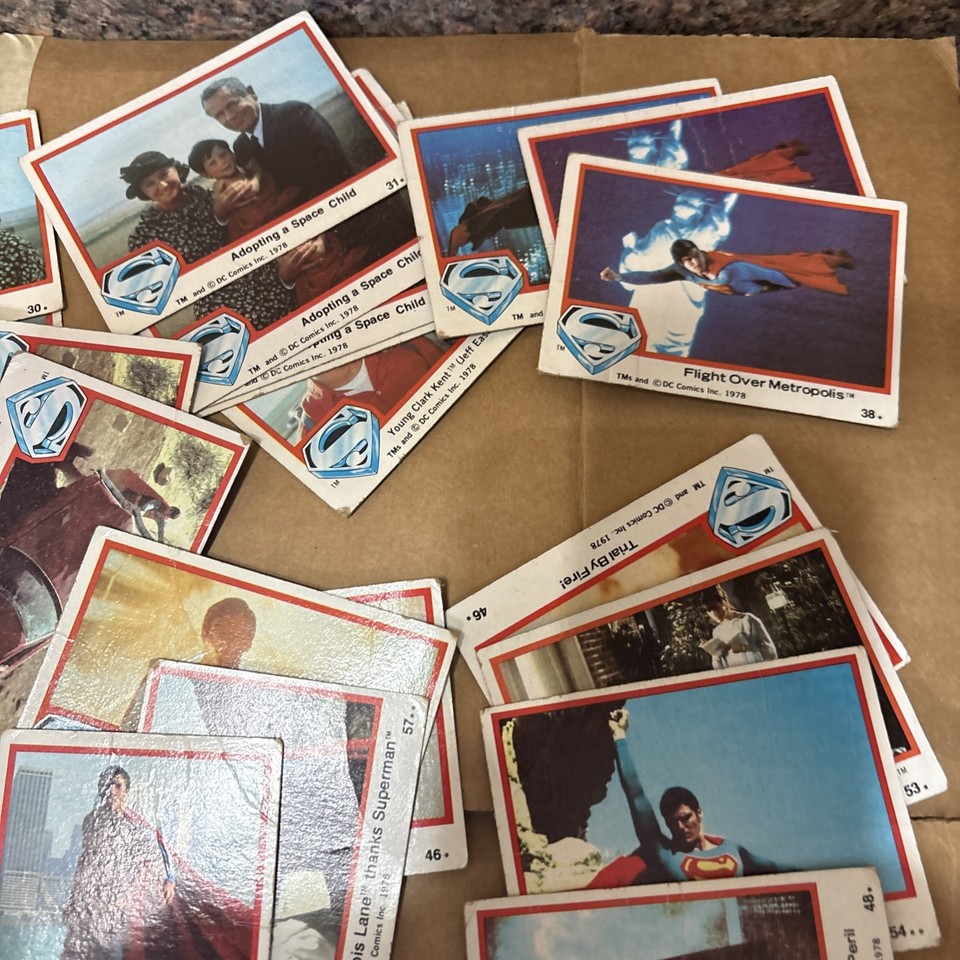 1978 Superman Cards Lot Of 175 | eBay