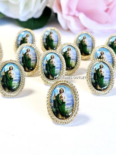 12 Pc St. Jude Pin Communion Favors San Judas Recuerdos Broches Bautizo ...