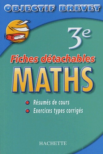 Objectif Brevet - Fiches détachables : Maths, 3e | eBay