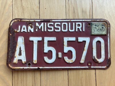 1966 Missouri License Plate | eBay