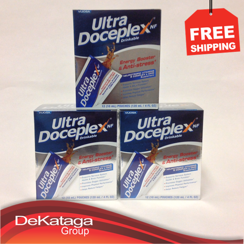 3 PACK ULTRADOCEPLEX ENERGY BOOSTER ANTI-STRESS /ULTRA DOCEPLEX 12 ...