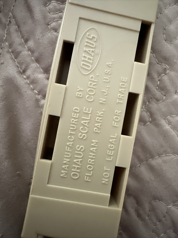 Vintage OHAUS 8004 Spring Scale 2000g Capacity Made in USA New Jersey ...