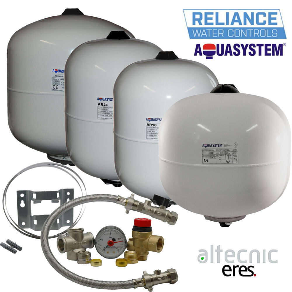 Aquasystem Potable Expansion Vessels 2,8,12,18,24,35L +Sealed System ...