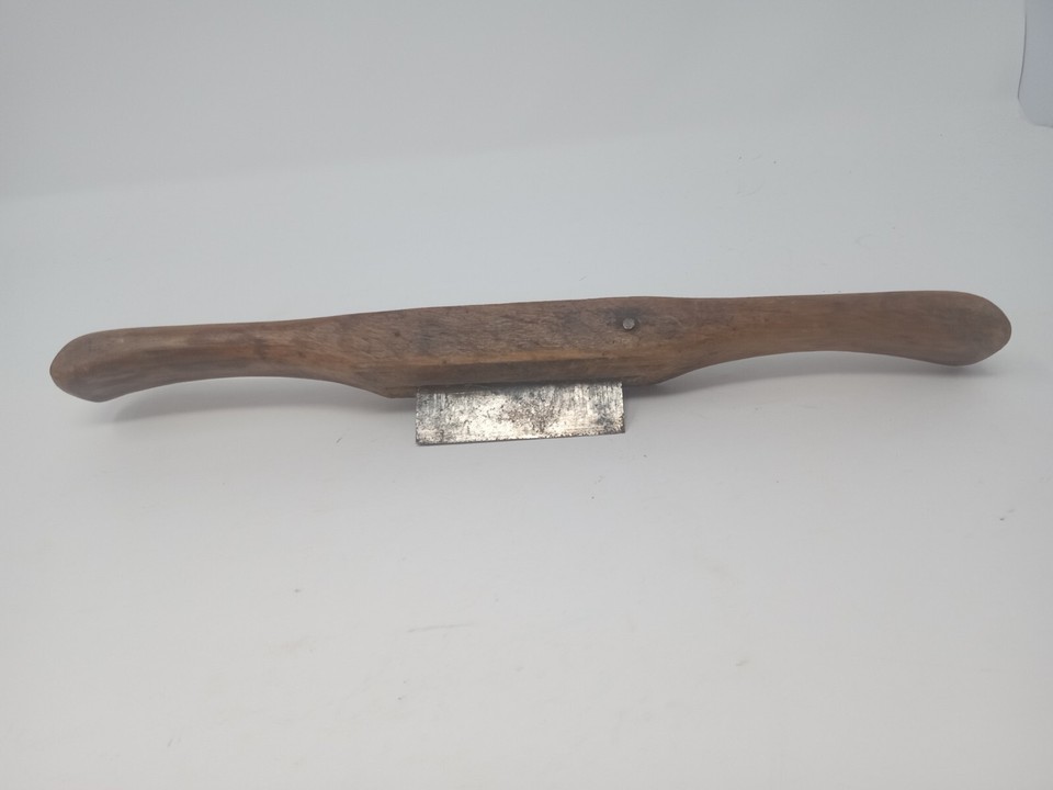 Vtg. Wooden Spokeshave Woodworking Tool Scraper Antique Primitive | eBay