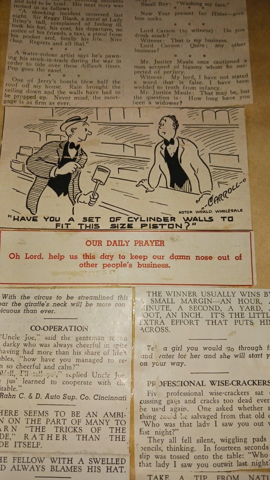 Vintage 1940s Scrapbook With Magazine Cutouts Junk Journal Paper ...