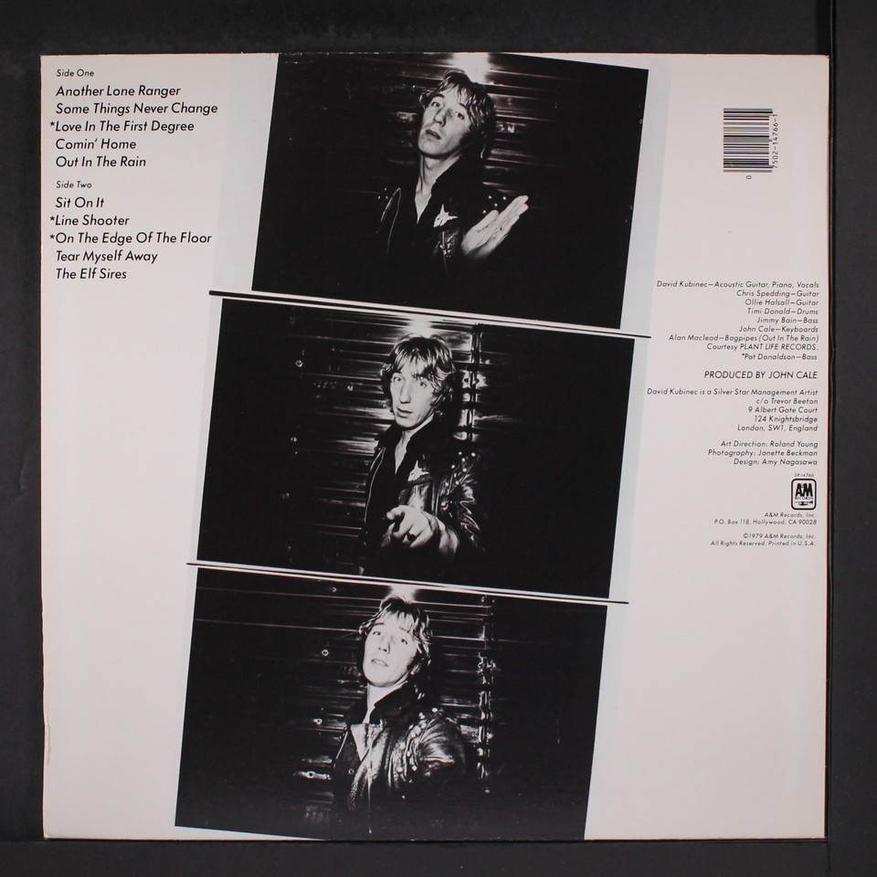 DAVID KUBINEC: some things never change A&M 12" LP 33 RPM | eBay