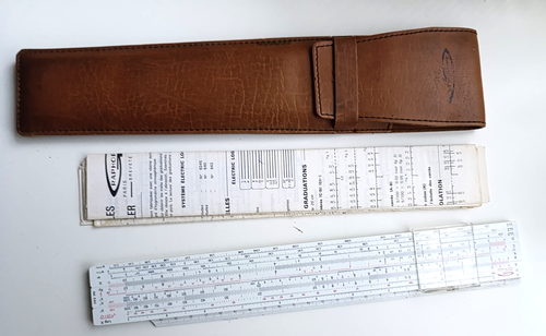 Graphoplex 640 Electric Log Log Calculator Rule In Box | eBay