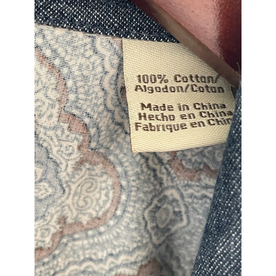 Stetson Sierra Paisley Men's Western Shirt Blue Brown Pearl Snap | eBay