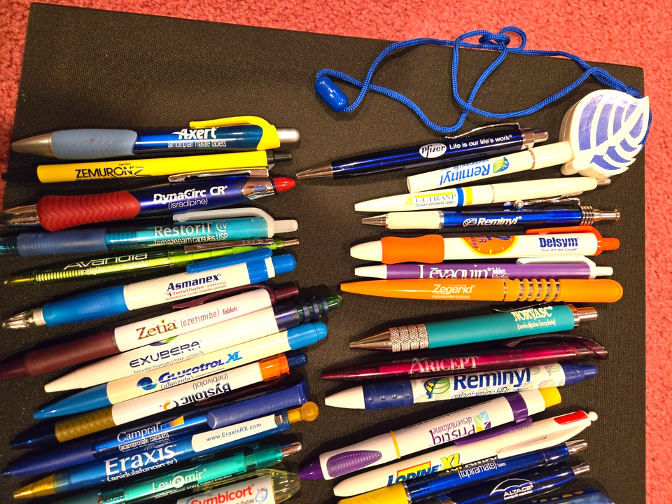 Lot of 50 Pharma Drug Rep Pens Medical Pens & Allegra Penholder | eBay