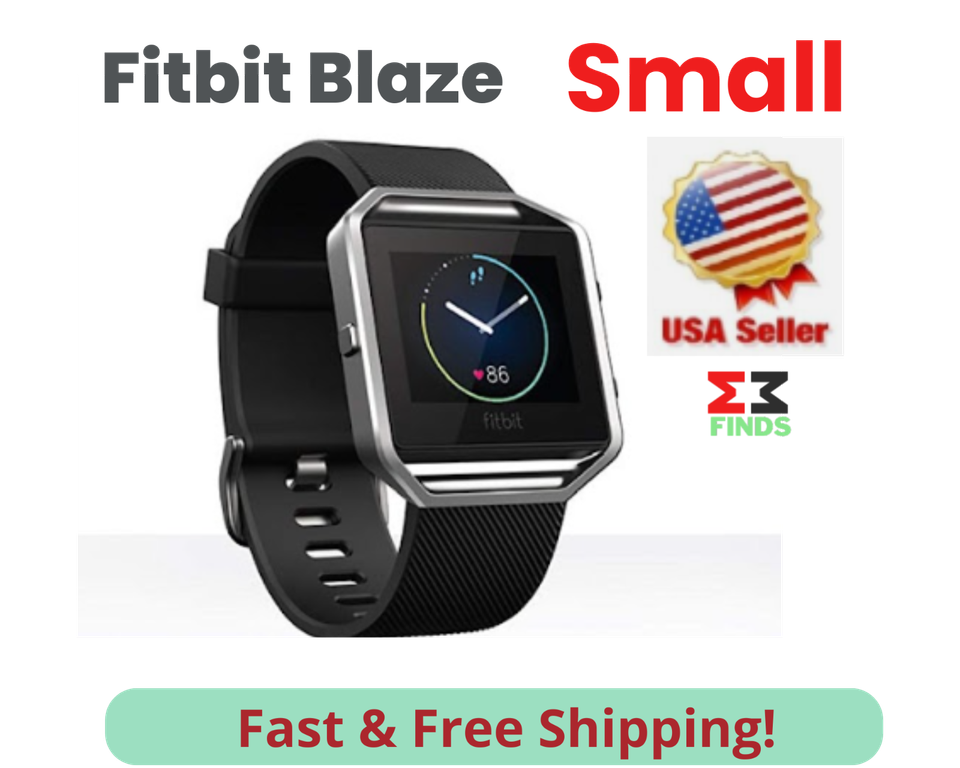 Brand New FB502S Fitbit Blaze Smart Fitness Tracker Watch Size S& L ...