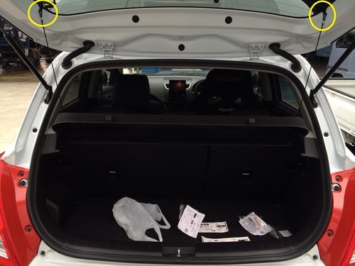 NEW Gen Suzuki BALENO 2016-On Parcel Shelf METAL CLIP STRING HOLDER ...