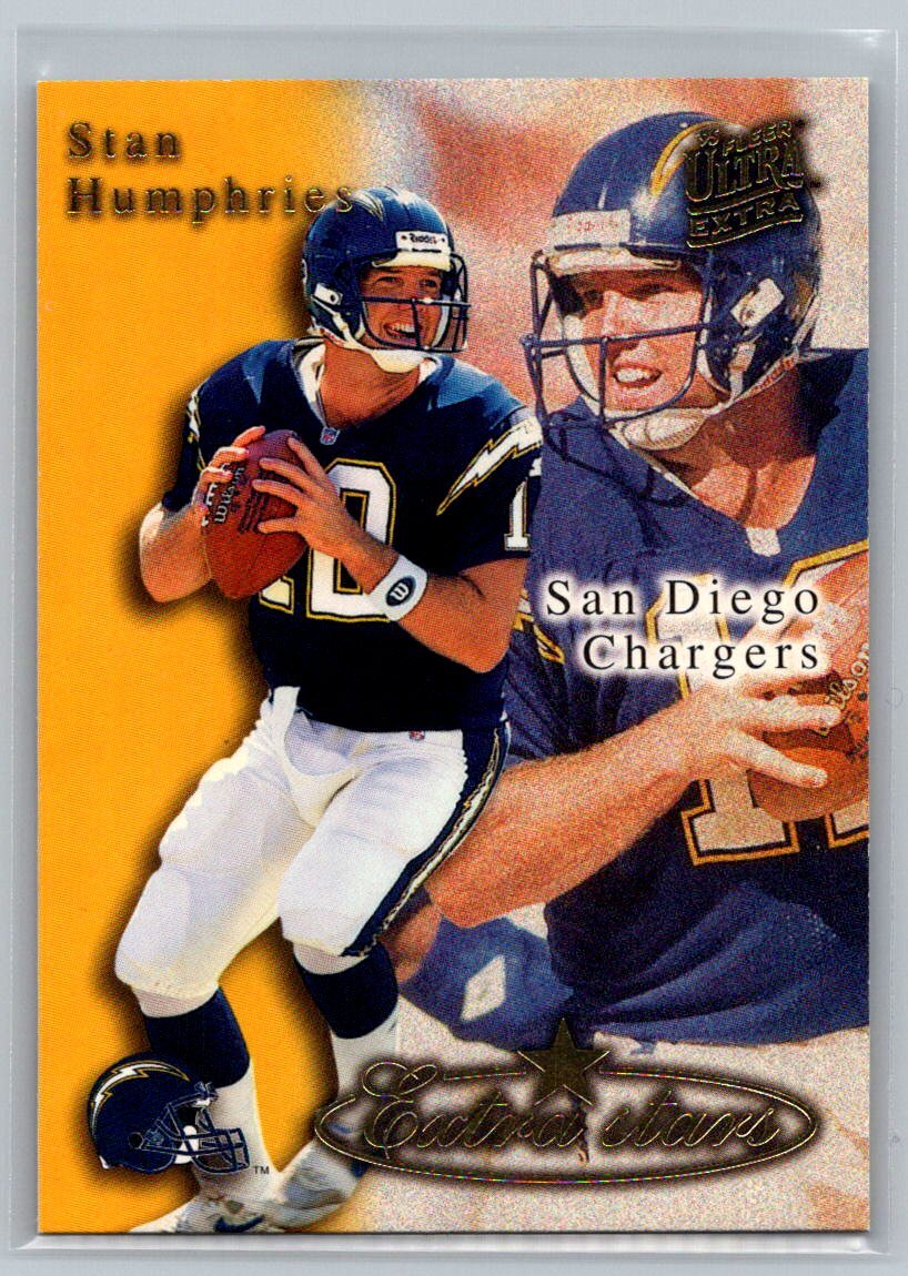 1995 Fleer Ultra Extra Stars #520 Stan Humphries San Diego Chargers ...