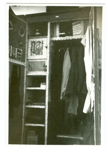 German soldiers locker, visor cap and contents, WW2, Original photo | eBay
